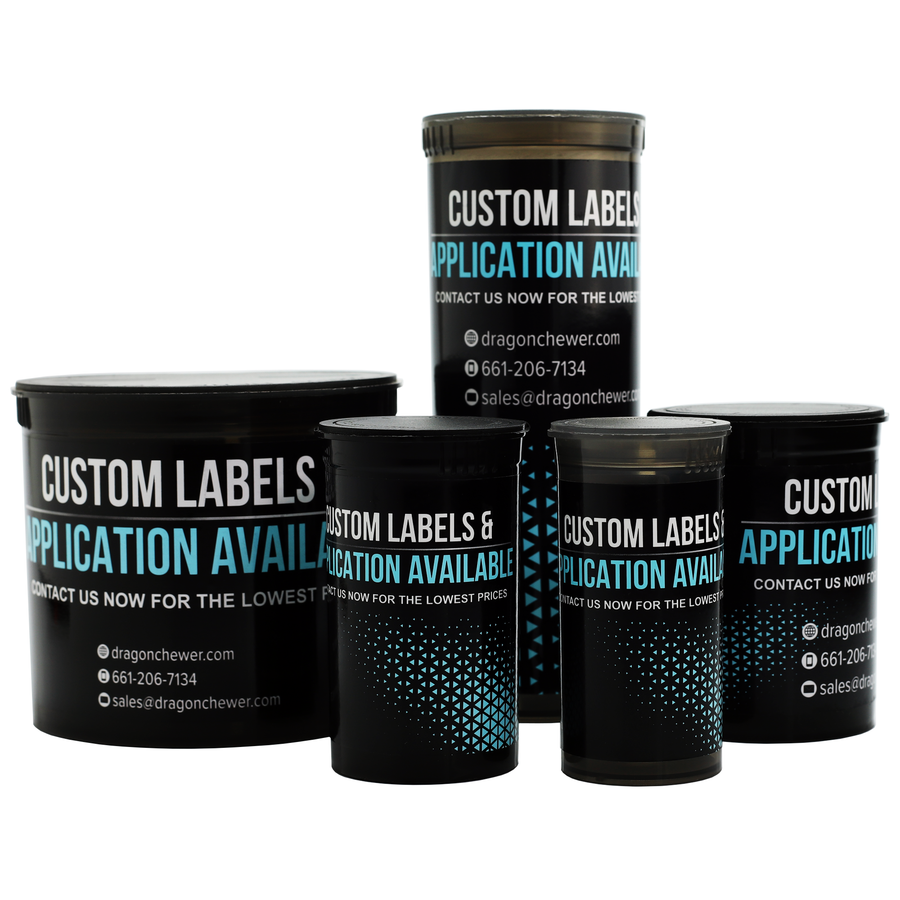 Custom Pop Top Containers - Labels