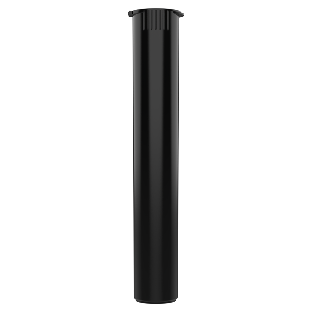 116mm Black Recycled Ocean Plastic PCR Pop Top Pre Roll Child Resistan