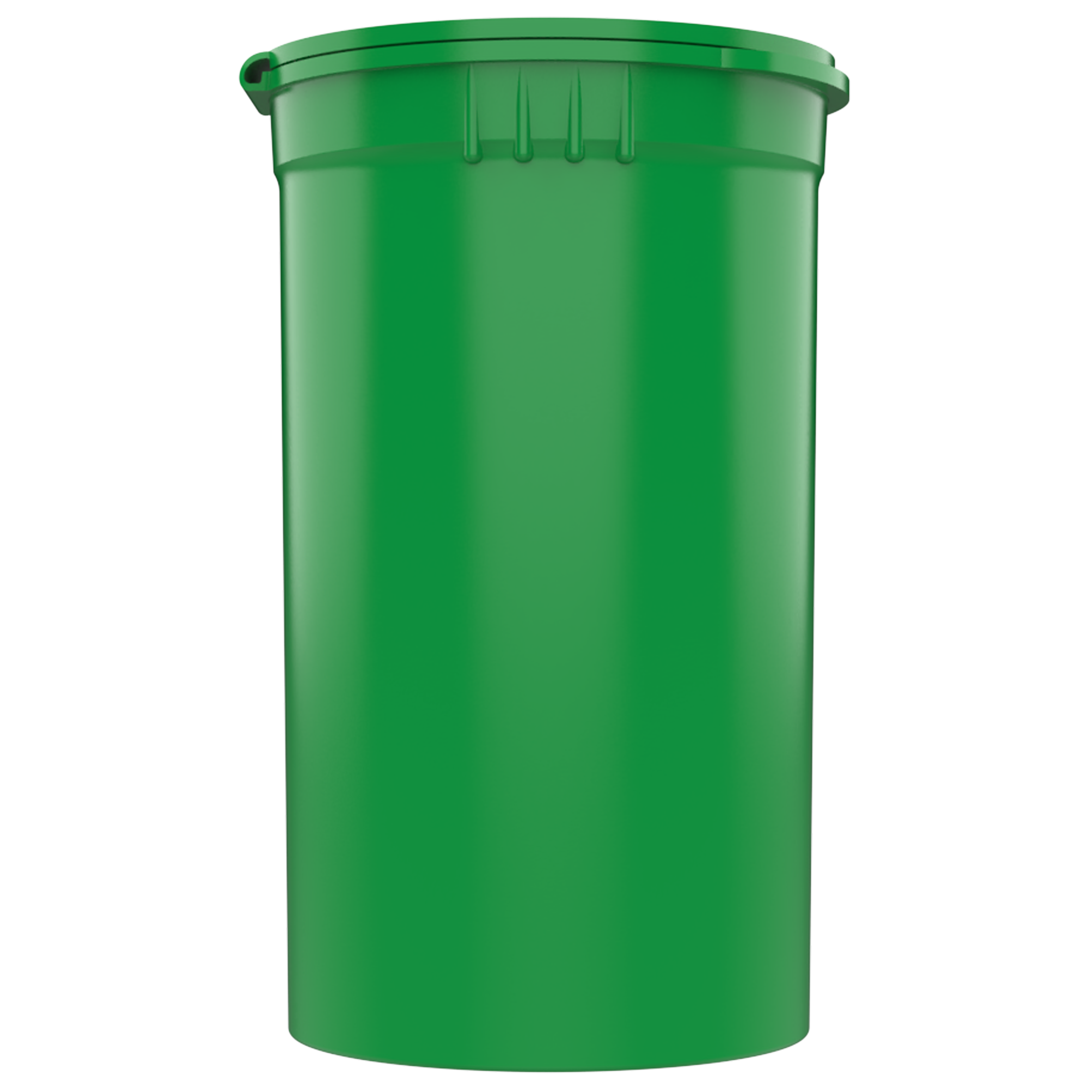 19 Dram Opaque Green Child Resistant Pop Top Bottles (225 qty.)