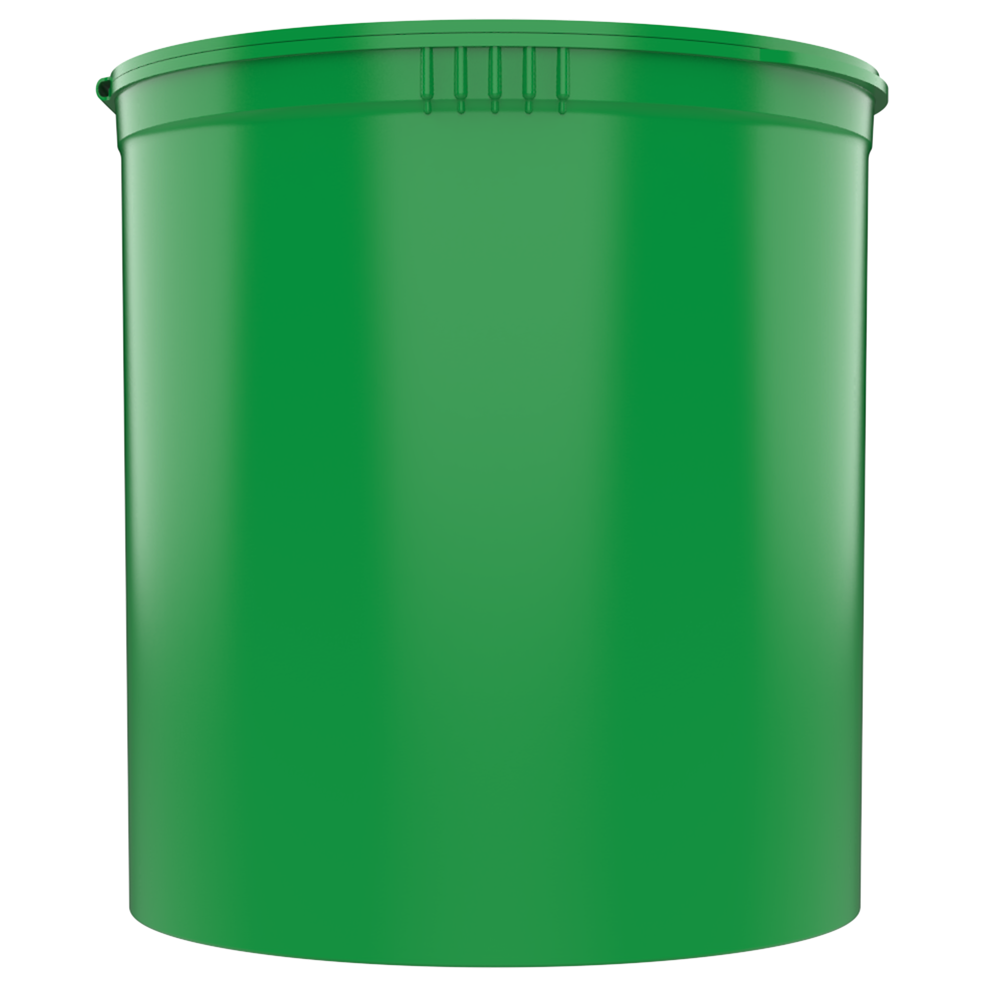 90 Dram Opaque Green Child Resistant Pop Top Bottles (60 qty.)