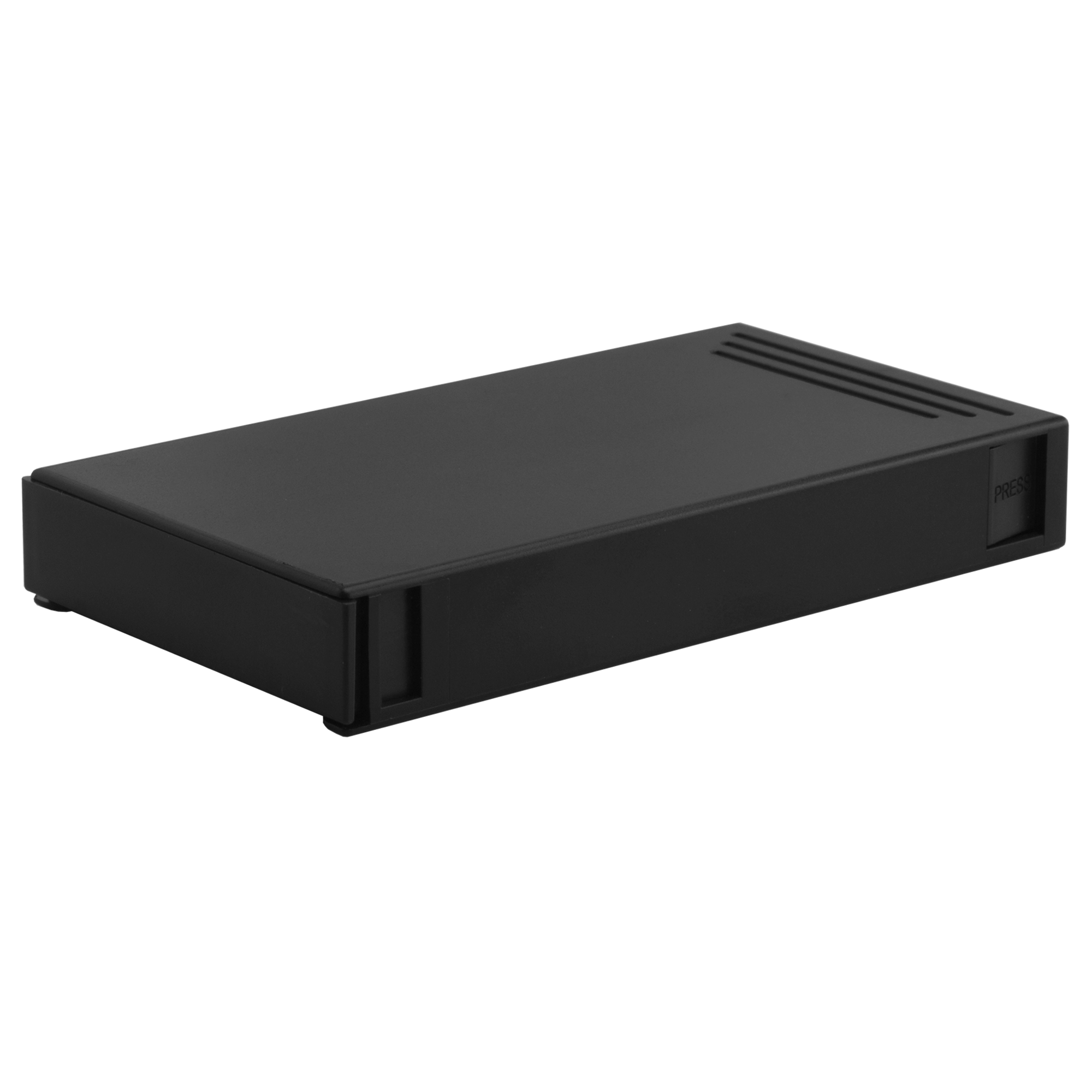 Press N Pull CR Box Container - The 109 - Black & Black. 109mm (200 qt