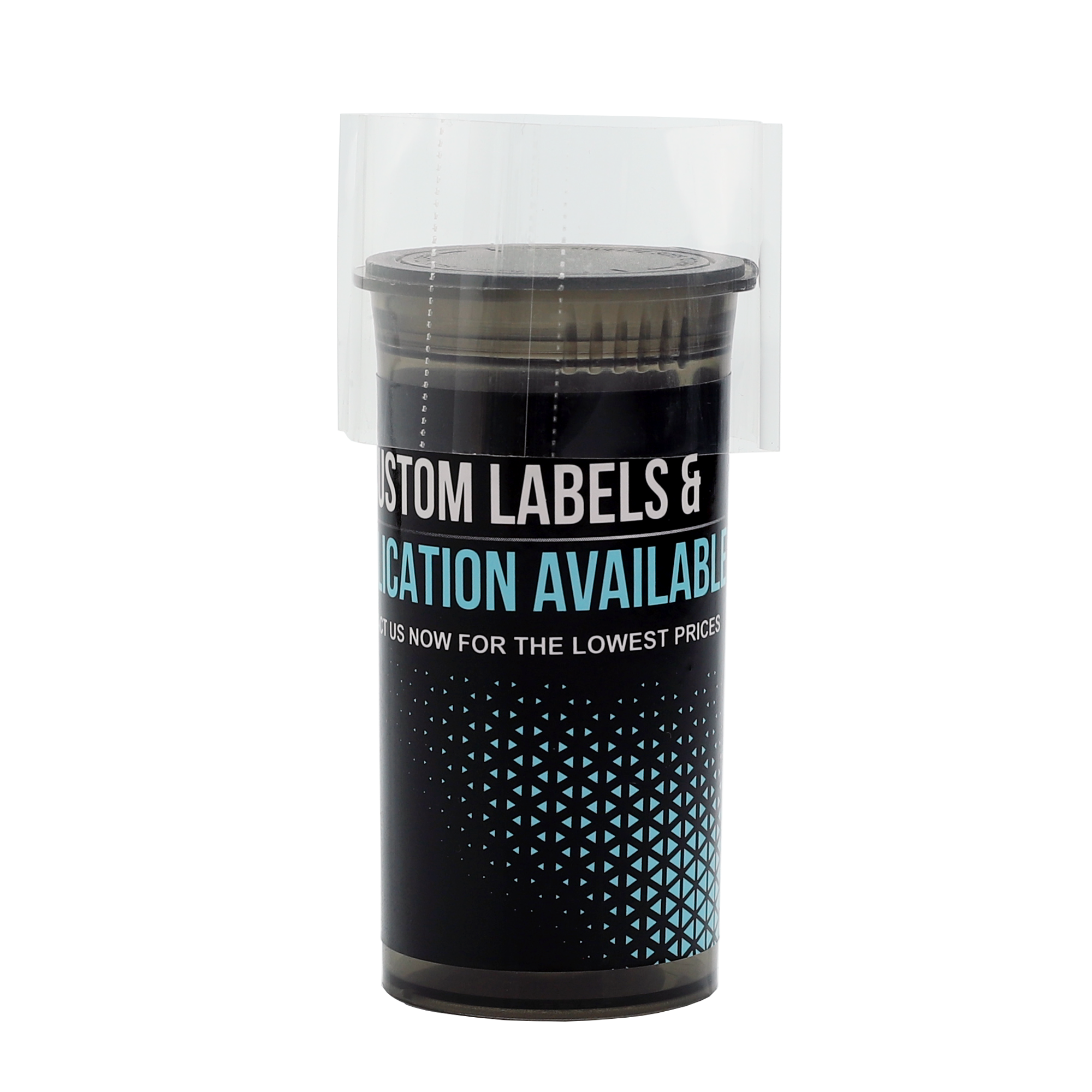 Shrink Bands - 13 Dram Pop Top Containers - Tamper Evident Perforated